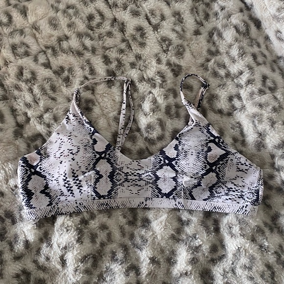 Swim | Snakeskin Bikini Top L | Poshmark